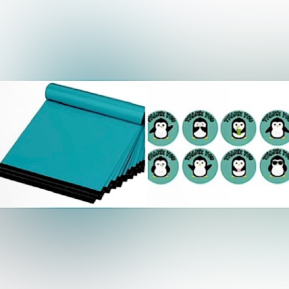 Office | 2 12x15 Poly Mailers 50 Stickers Bundle | Poshmark